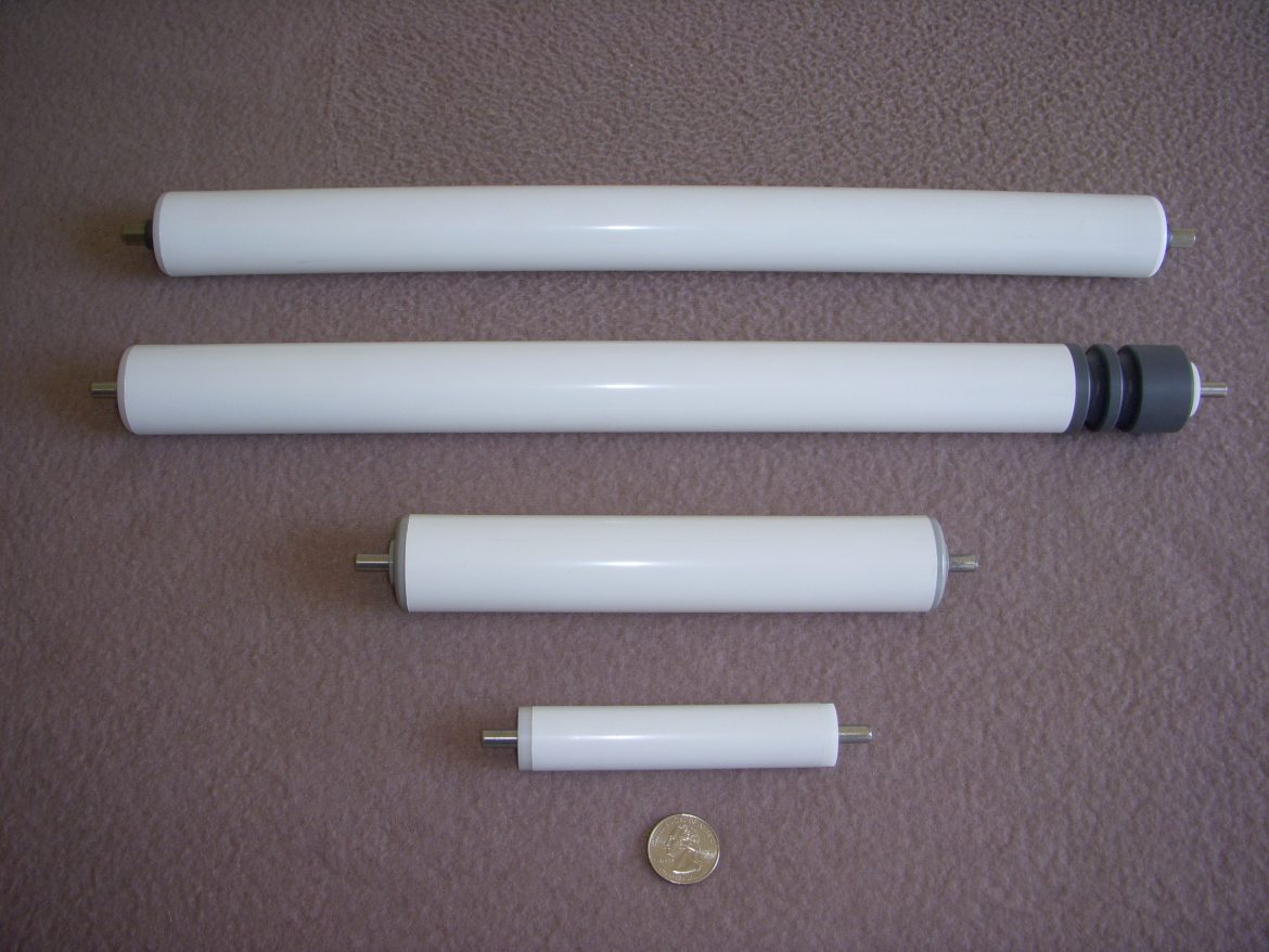 PVC Rollers w/Blind Bore Sleeve Bearing | JPS Rollers.com